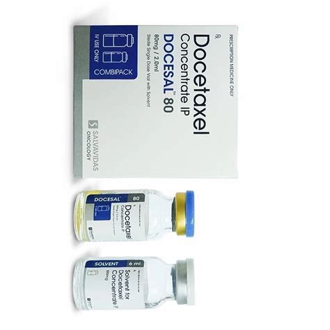 Docetaxel Concentrate Injection Ip 80 Mg At ₹ 1600 Vial In Surat Id 2852228858233