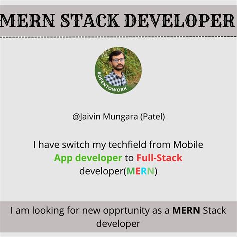jaivin mungara patel on linkedin connections mernstackdeveloper
