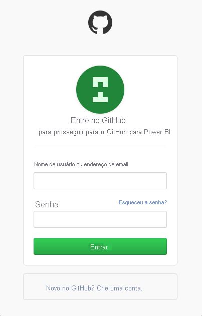 Conectar Se Ao Github O Power Bi Power Bi Microsoft Learn