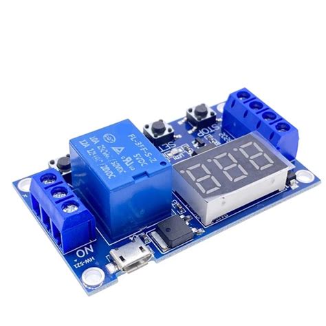 Cod จัดส่งฟรี Hw 521 Digital Time Delay 1 Way Relay Trigger Cycle