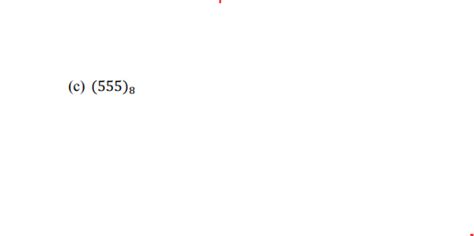 Solved Problem Express The Following In Decimal A Chegg