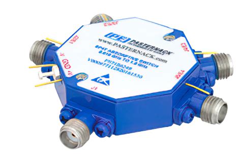 Absorptive SP4T PIN Diode Switch Operating From 10 MHz To 1 000 MHz Up To 0 1 Watts 20 DBm