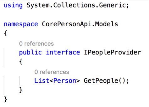 Jeremy Bytes Using The Built In Dependency Injection In Aspnet Core 20