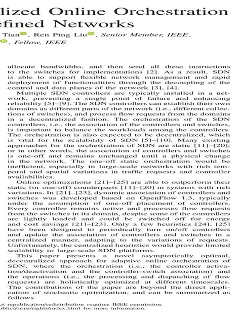 Multi Timescale Decentralized Online Orchestration Of Software Defined