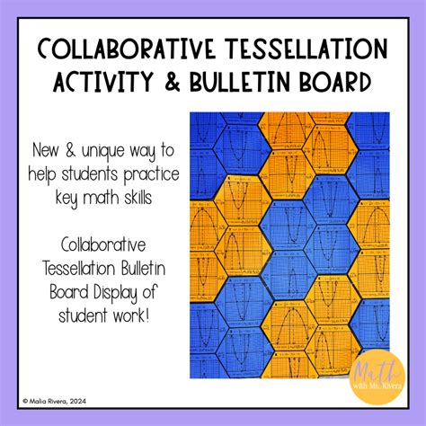 Graphing Quadratic Equations In Intercept Form Collaborative Tessellation Bulletin Board For