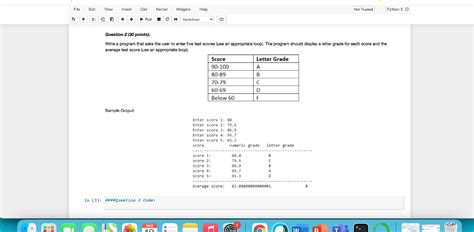 Solved File Edit View Insert Cel Kernel Widgets Help Not