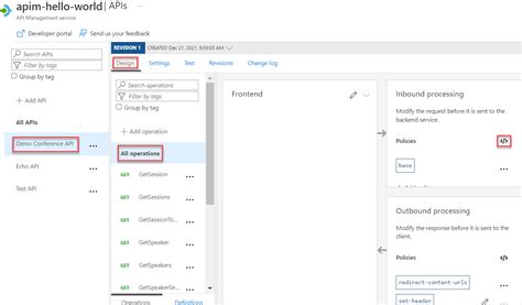 教學課程：在 Apim 中轉換及保護您的 Api Microsoft Learn