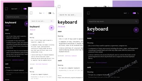 Dictionary Web Application Using Html5 And Javascript