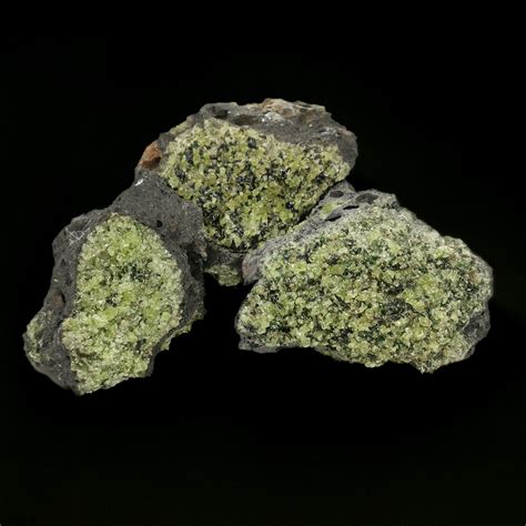 Peridot On Matrix Mineral