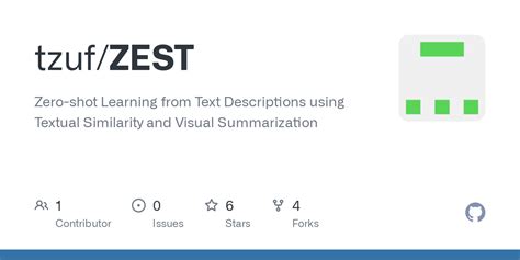 Github Tzufzest Zero Shot Learning From Text Descriptions Using Textual Similarity And