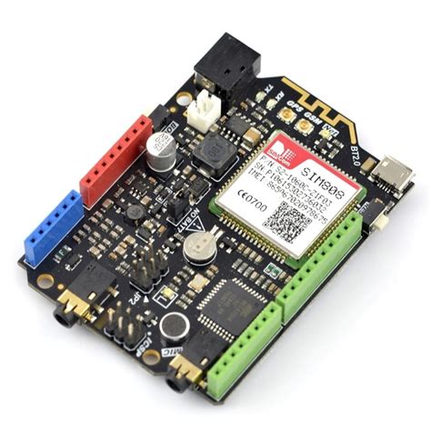 Dfrduino Leonardo With Sim808 Gsmgprsgps Module Development Board