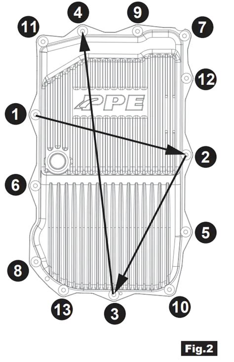Ppe 228153400 Heavy Duty Cast Aluminum Standard Depth Transmission Pan