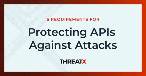 Five Requirements For Protecting Apis Against Attacks Threatx