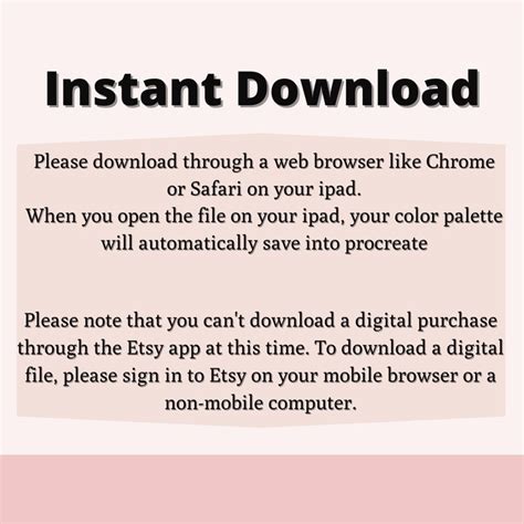 Procreate Color Palette Color Swatches Ipad Color Palette Etsy