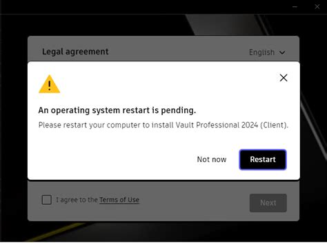 Solved Vault Professional Client 2024 Install Restart Server Autodesk Community