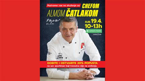 Green Park Varaždin Omiljeni Domaći Chef Almo Čatlak I Popusti Do 65