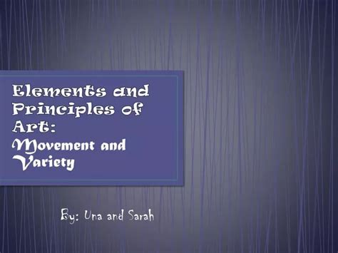 PPT Elements And Principles Of Art PowerPoint Presentation Free Download ID