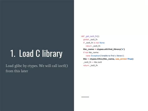 Taipeipy 2018 Control Device Via Ioctl From Python Pdf