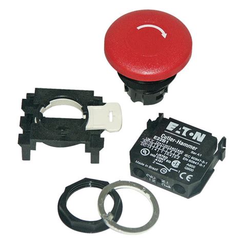Twist To Release Push Button Switch 1 Normally Closed Contact Block