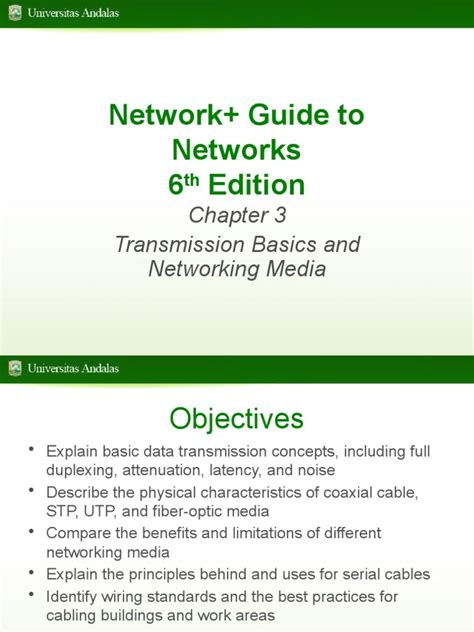 ch3 transmission basics and networking media pdf modulation