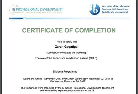 Ib Certificate Vs Diploma