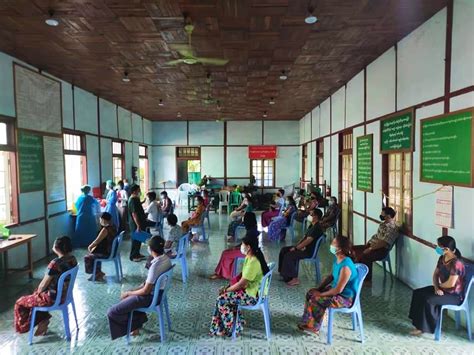 ဝန်းသိုမြို့နယ်ရှိ ဌာနဆိုင်ရာဝန်ထမ်းများနှင့် ဝန်ထမ်းမိသားစု ၁၀၀ ဦးကို