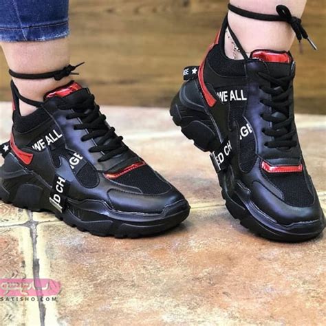 جدیدترین کفش های اسپرت مشکی دخترانه ویژه دخترهای شیک و لاکچری ساتیشو