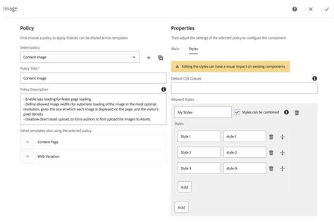 Image Component Unable To Apply Styles Via Style System Issue Adobe Aem Core Wcm