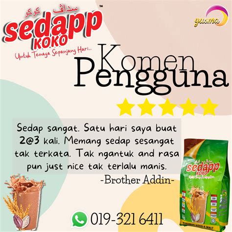 Sedapp Koko Komen Pengguna Sedap Sangat Sampai Sehari Facebook