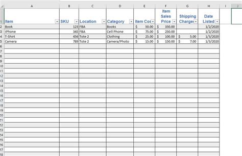 Amazon FBA And MF Sales Spreadsheet Excel Google Sheets Spreadsheet Report Template Etsy
