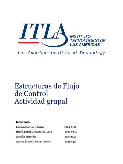 estructuras de flujo de control pdf