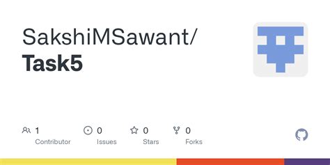github sakshimsawant task5