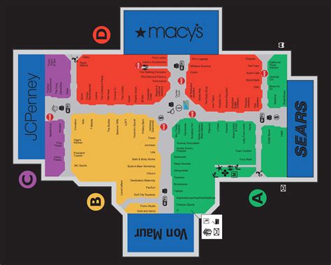 Mall Of America Floor Map Dining Guide Fjfdw