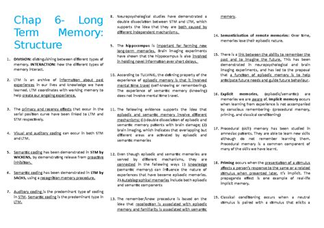 Chap Summary Cognitive Psychology Connecting Mind Research And Everyday Experience Chap