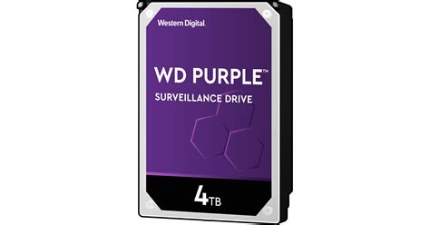 WD 4TB Purple 5400 rpm SATA III 3.5" Internal WD40PURZ B&H Photo