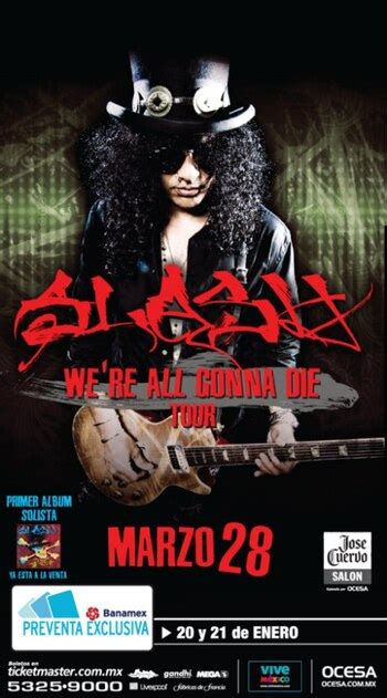 Slash Regresa A La Ciudad De México Fechas Recinto Y Posible Setlist