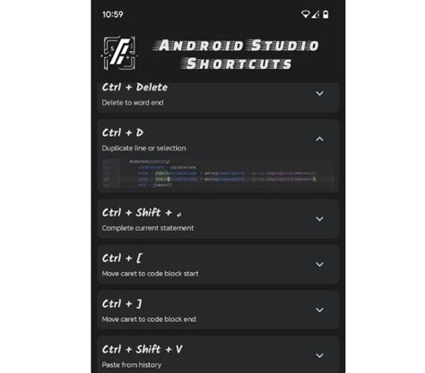 Learning Android Studio Shortcuts With S