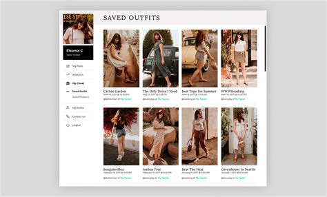 Fashion App Client Web Service On Behance