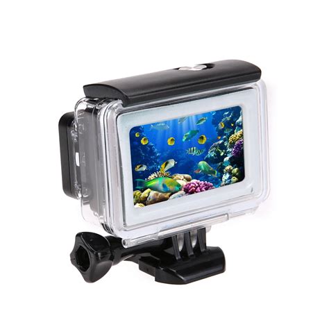 Alloet For Xiaomi Yi K Diving Waterproof Touch Camera Case Cover Case M Ii Action Camera
