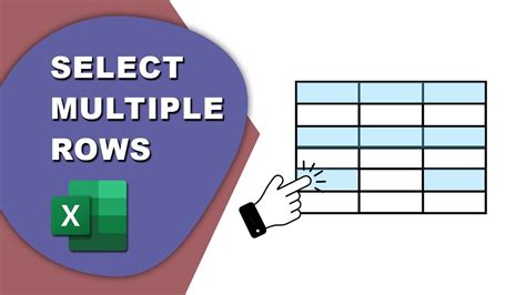 How To Select Multiple Rows In Excel Without Dragging Youtube
