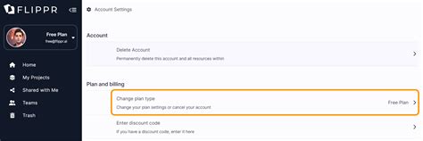 update your plan type