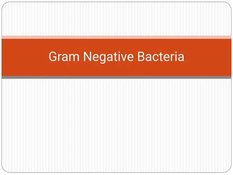 Gram Negative Bacterial Infffections Pdf