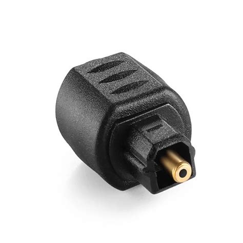 Mini Optical O Adapter 35mm Female Jack To Digital Square Optical