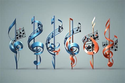 Premium Photo Sequence Of Music Note Transformation Concept