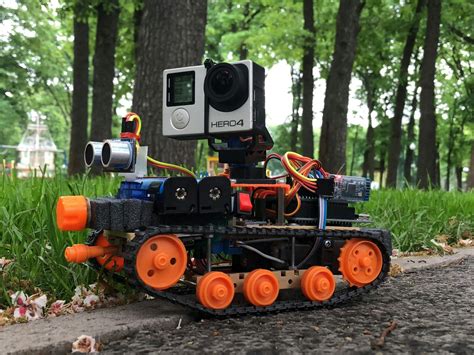 arduino robot w gopro and fpv iphone control via bluetooth