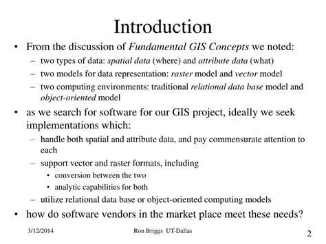 PPT GIS Software Hardware Overview PowerPoint Presentation ID