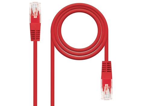 Cable De Red Nanocable 10201800 L25 R Cat 6a Rojo Mediamarkt