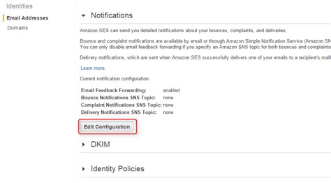 setup amazon ses account for spam emails formget