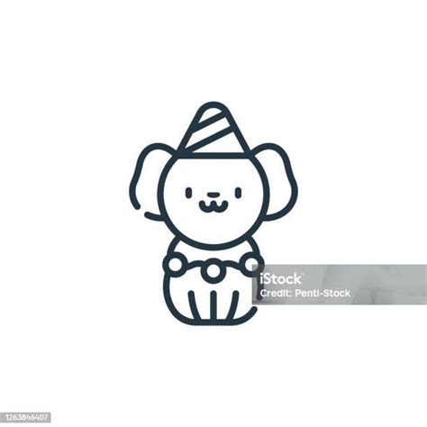 흰색 배경에 격리 된 개 벡터 아이콘 개요 웹 사이트 디자인 및 모바일 응용 프로그램 개발을위한 얇은 라인 개 아이콘 얇은 선