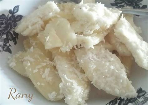 Resep Singkong Kukus Kelapa Oleh Rany Anya Cookpad